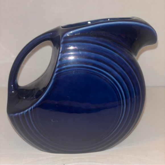 Fiestaware | Kitchen | Fiestaware Cobalt Blue Disc Pitcher | Poshmark